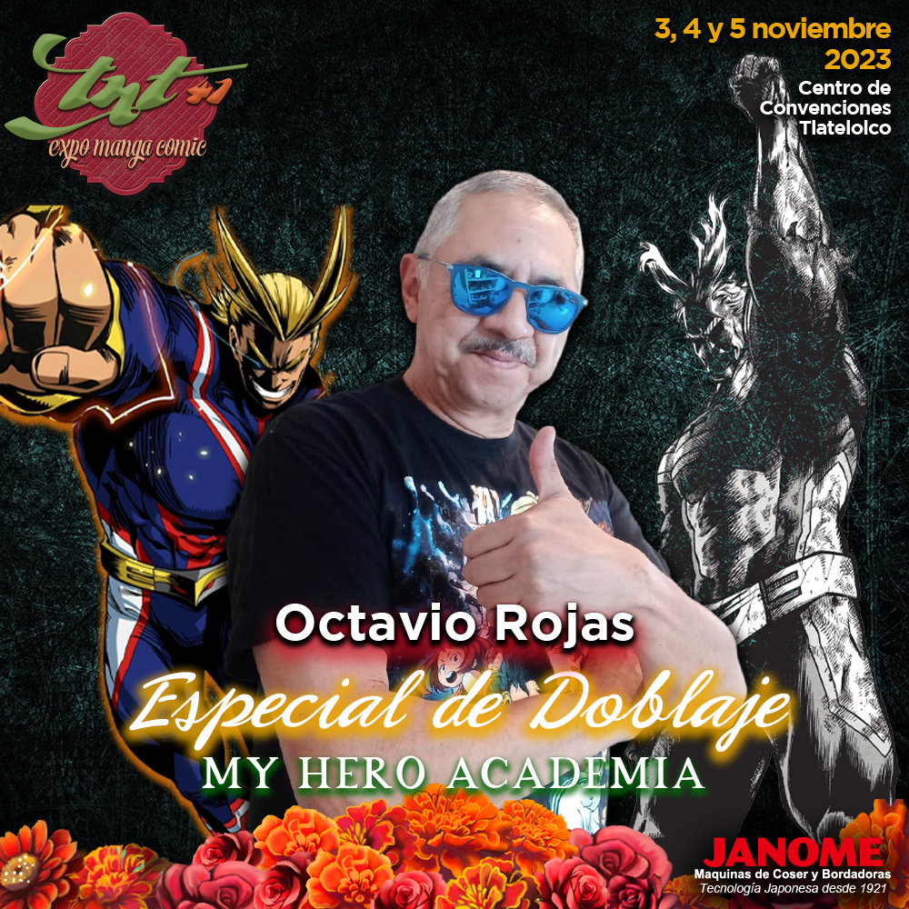 Octavio Rojas (doblaje My Hero Academia) presente en tnt41 – Expo TNT