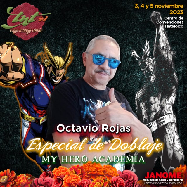 Octavio Rojas (doblaje My Hero Academia) presente en tnt41 – Expo TNT
